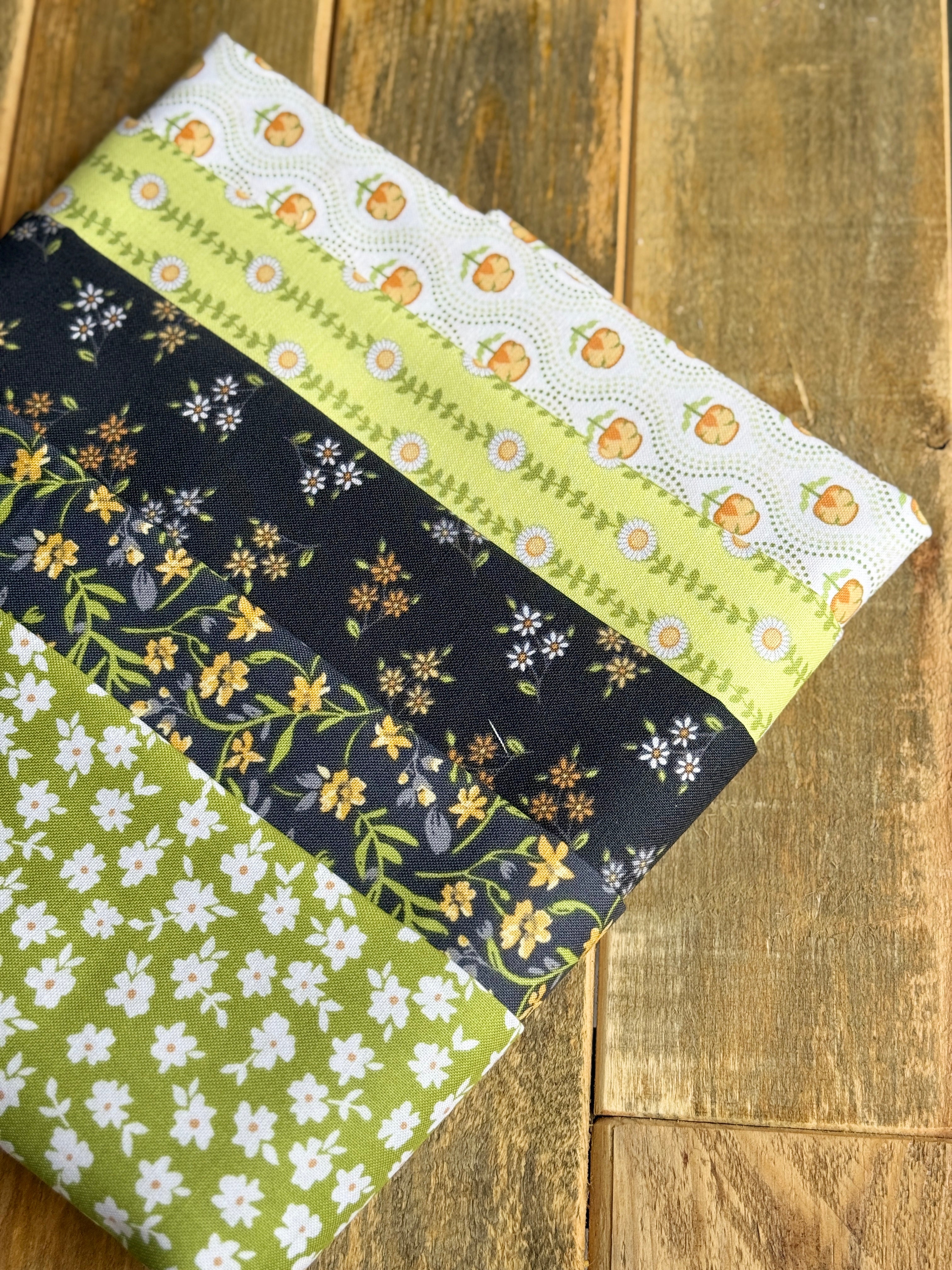 Sunshine Half Yard Bundle- 5 pieces – The Shiplap Quilt Shop LLC