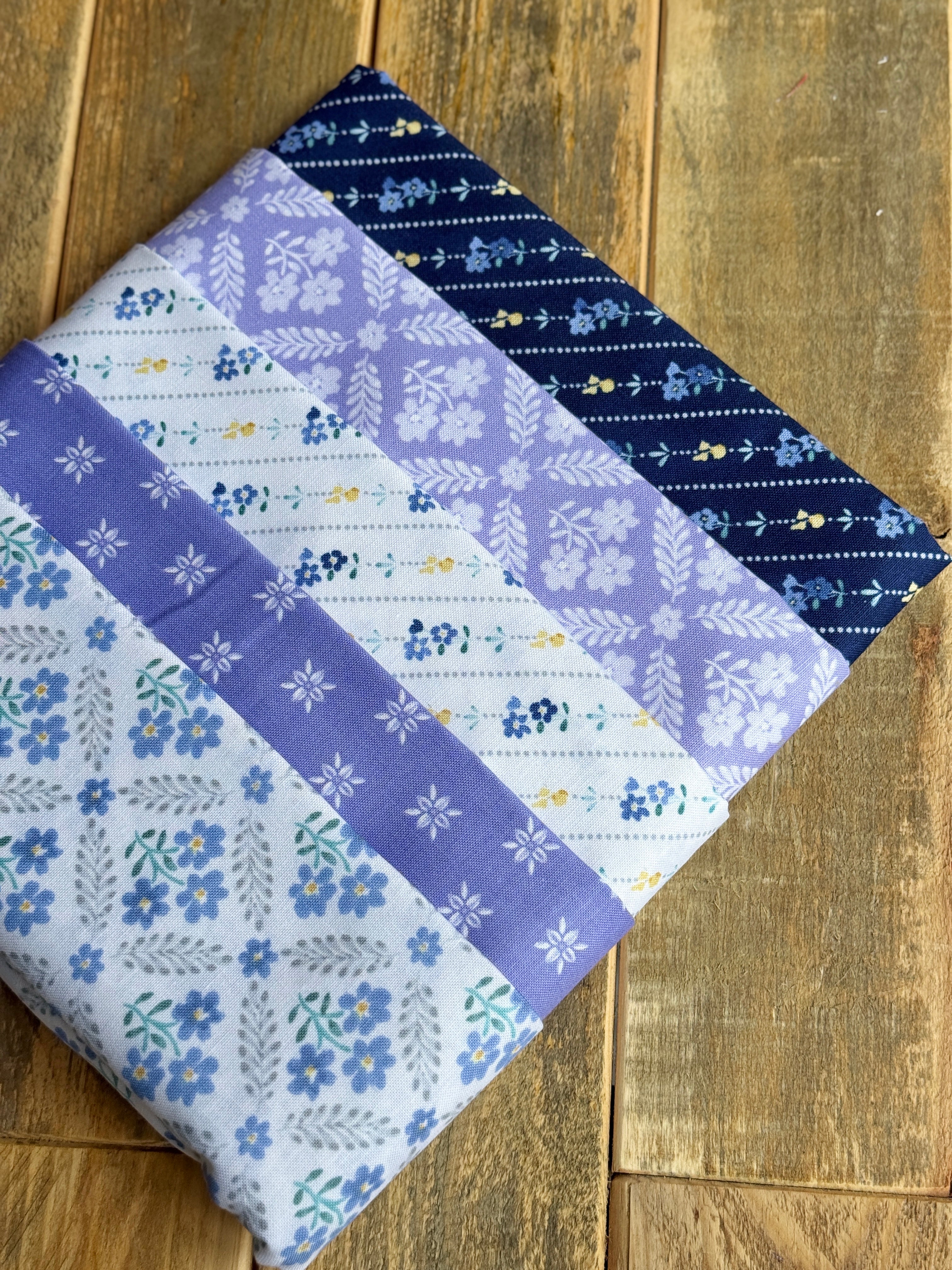 Morning Blooms Half Yard Bundle- 5 pieces – The Shiplap Quilt Shop LLC