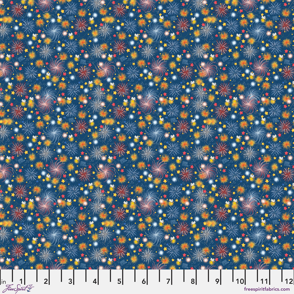 Americas Birthday Fireworks - Navy – The Shiplap Quilt Shop LLC