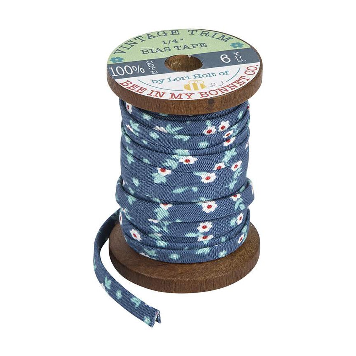 Vintage Tape 1/4" Bias Tape blossom - Small Spool – The Shiplap Quilt ...