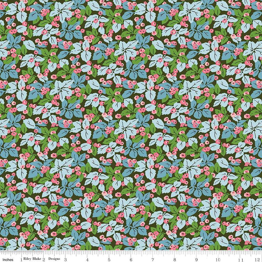 Woodland Walk Hillside Adventure Rustling Leaves B – The Shiplap Quilt ...