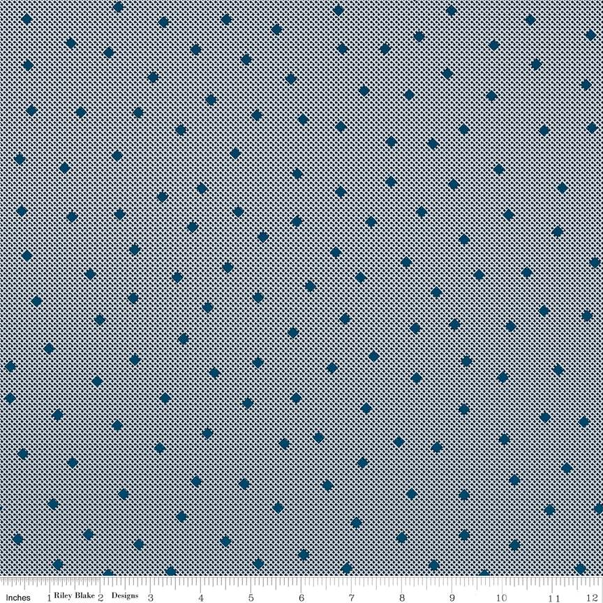 Wide Back Serenity Blues Gemstones Navy – The Shiplap Quilt Shop LLC