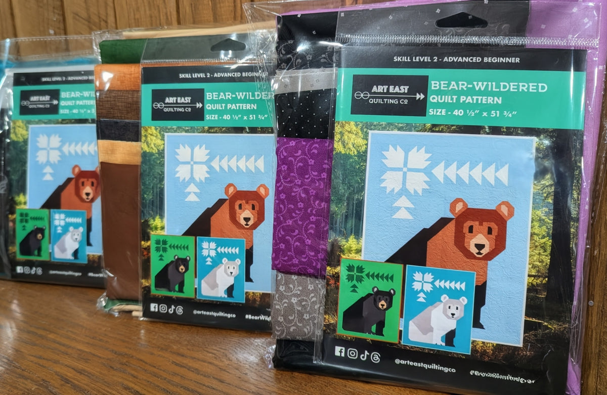 Bear-Wildered Quilt Kit – The Shiplap Quilt Shop LLC