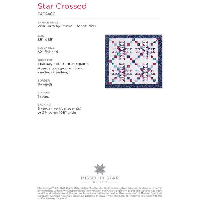 Star Crossed Quilt Pattern – The Shiplap Quilt Shop LLC